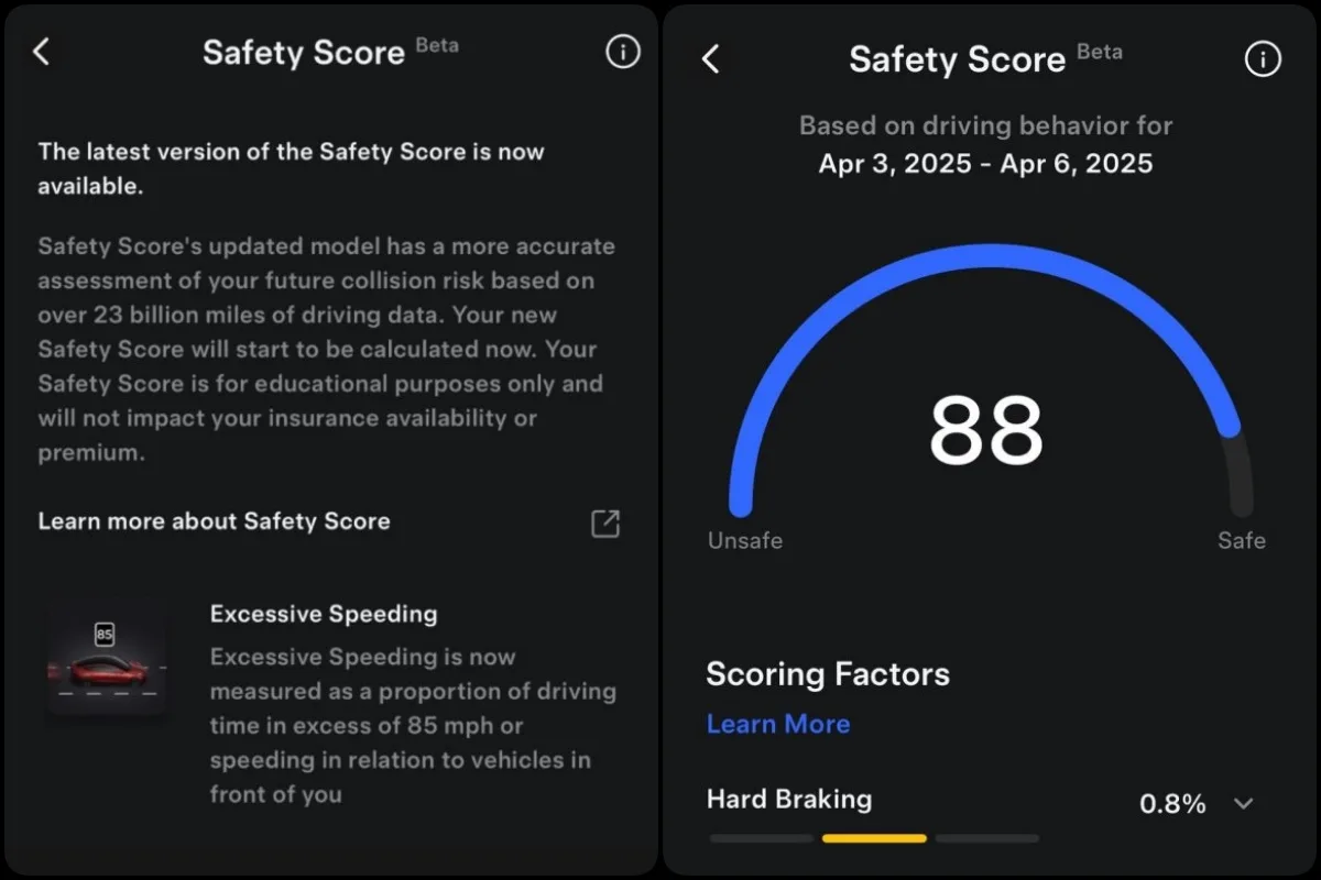 特斯拉安全評分 Safety Score V2.2：移除前方碰撞警示與超速計算！ – Angus電科技
